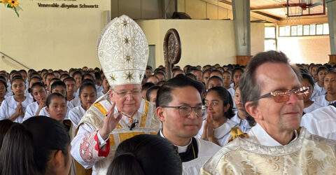 Cardinal Burke Visits Chalco | Sisters of Mary World Villages For Children